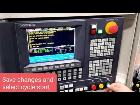 Shibaura Tool Setting RTS Tosnuc 999 - YouTube