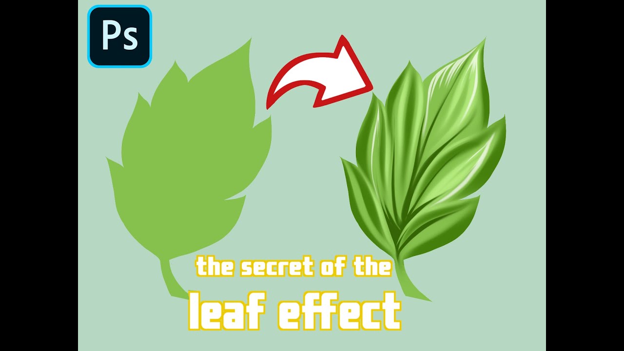 How To BLEND COLORS for LEAF (For Beginners) | Photoshop Digital ...