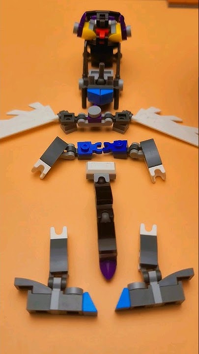 How to build a skeleton mecha with building blocks #brickbuilder #buildingblocks #legomoc - YouTube
