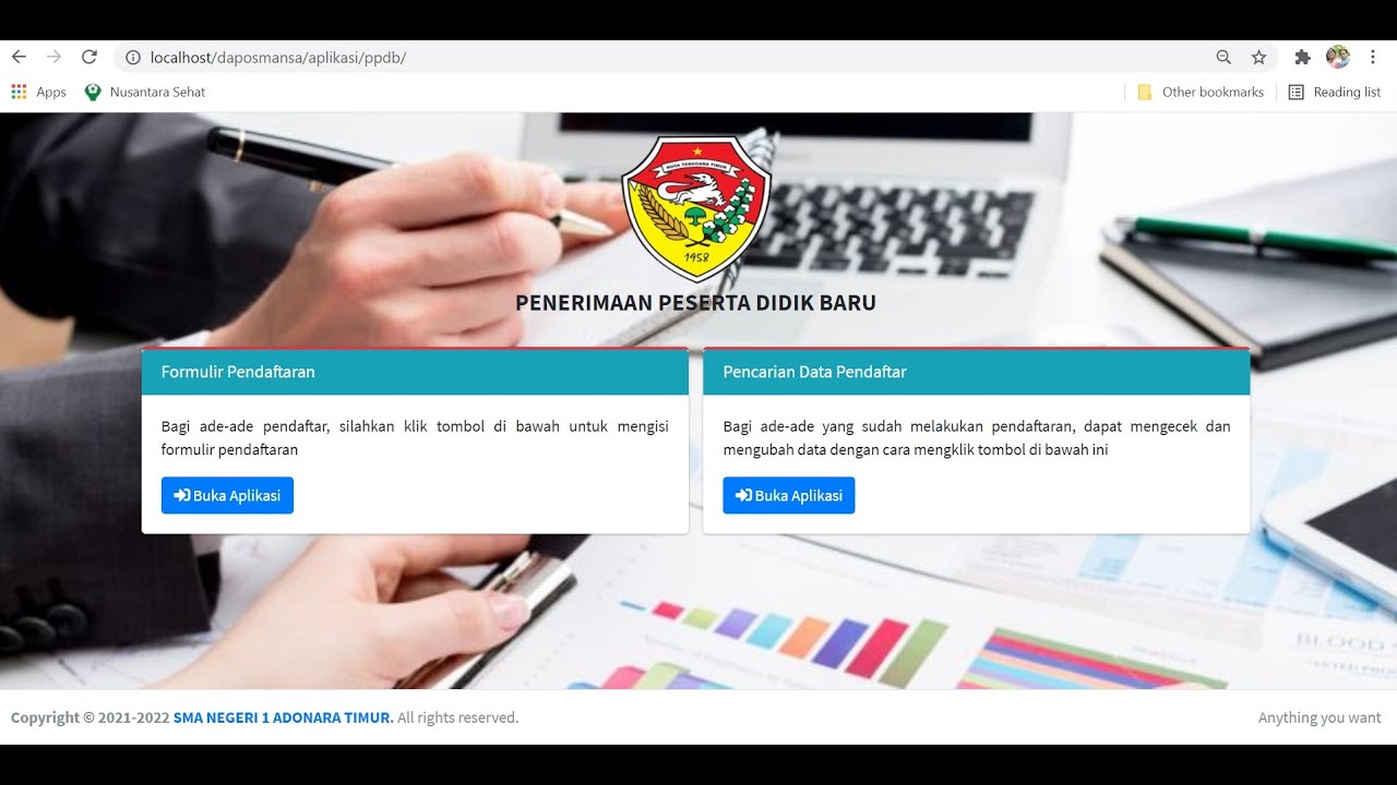 Aplikasi PPDB lengkap dengan database sekolah asal se indonesia - YouTube