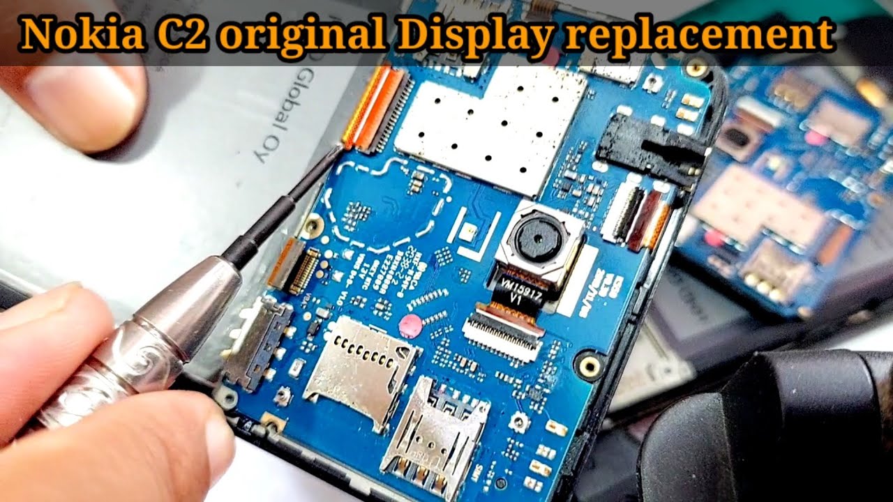 Nokia TA-1204 original display replacement - YouTube