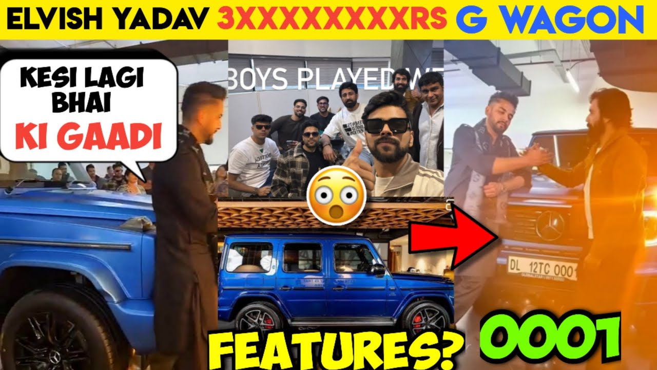 0001🤯- Elvish Yadav Finally Bought G Wagon,Elvish Yadav G Wagon price ...