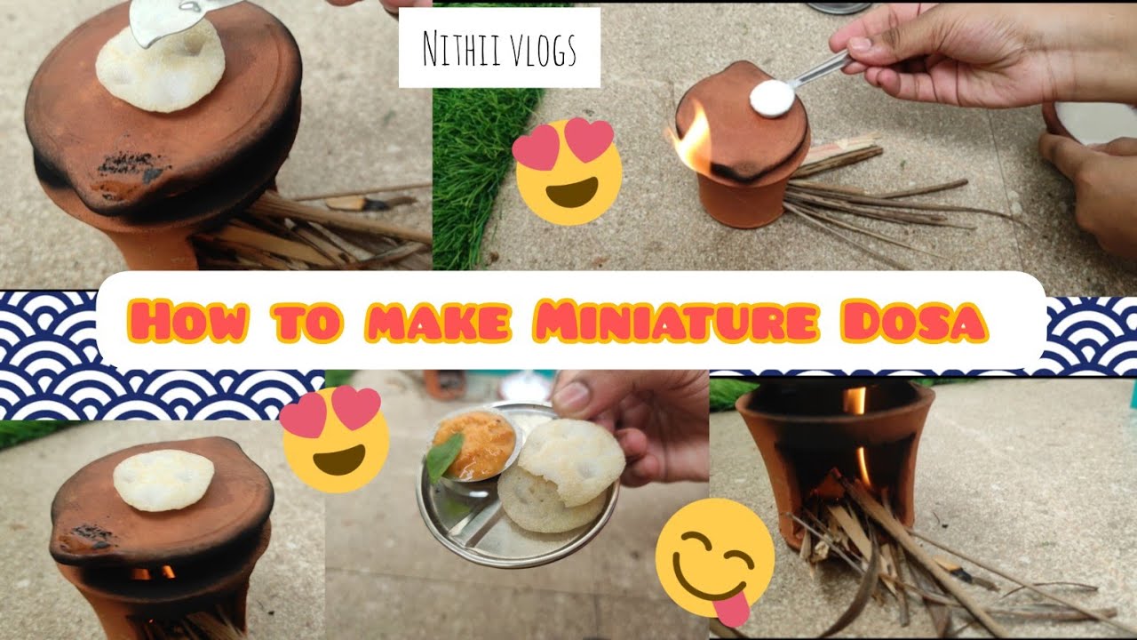 Making Miniature dosa in my Small kitchen (PART-1) - YouTube