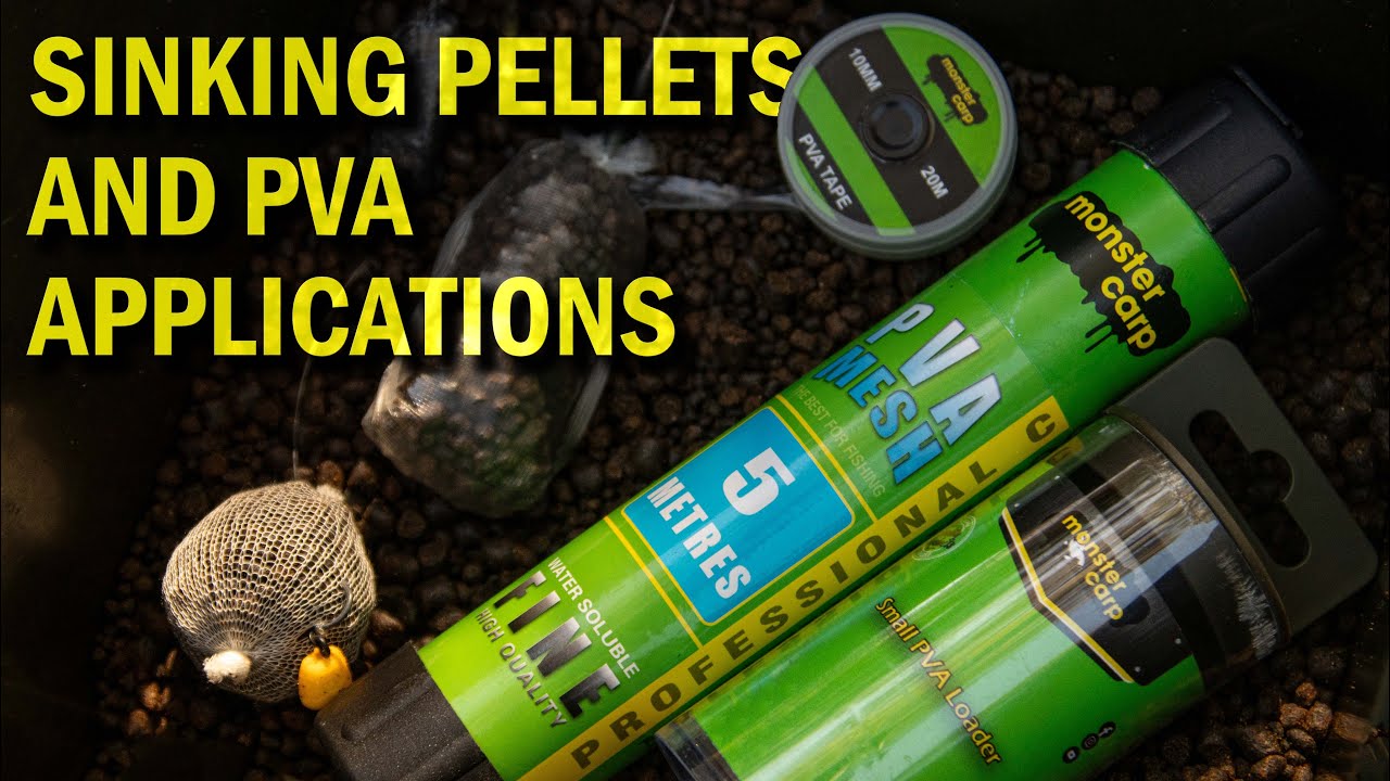 PVA applications and sinking pellets - YouTube