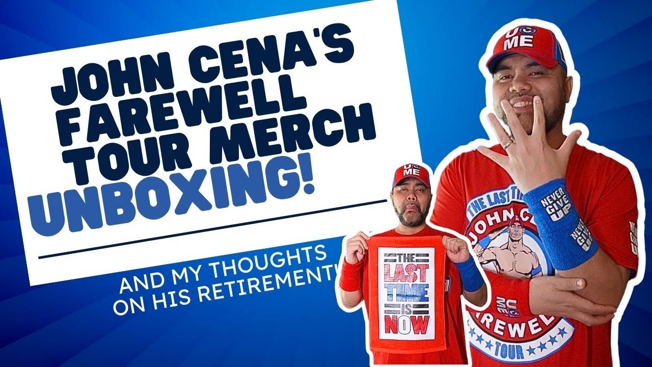 JOHN CENA FAREWELL TOUR UNBOXING VIDEO REVIEW! - YouTube