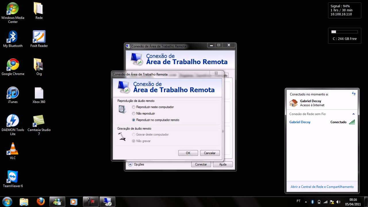 Área de Trabalho Remota - Windows Seven - YouTube