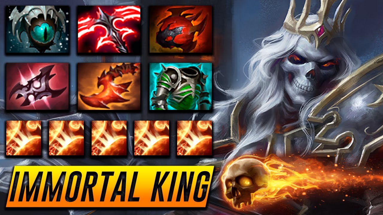 Wraith King Immortal Skeleton Boss - Dota 2 Pro Gameplay [Watch & Learn ...