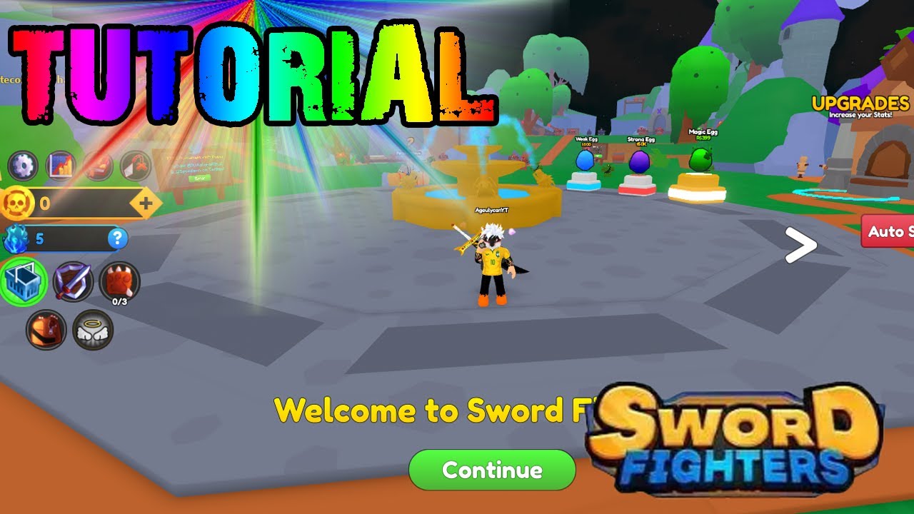 TUTORIAL PARA INICIANTES !!! SWORD FIGHTERS SIMULATOR - YouTube