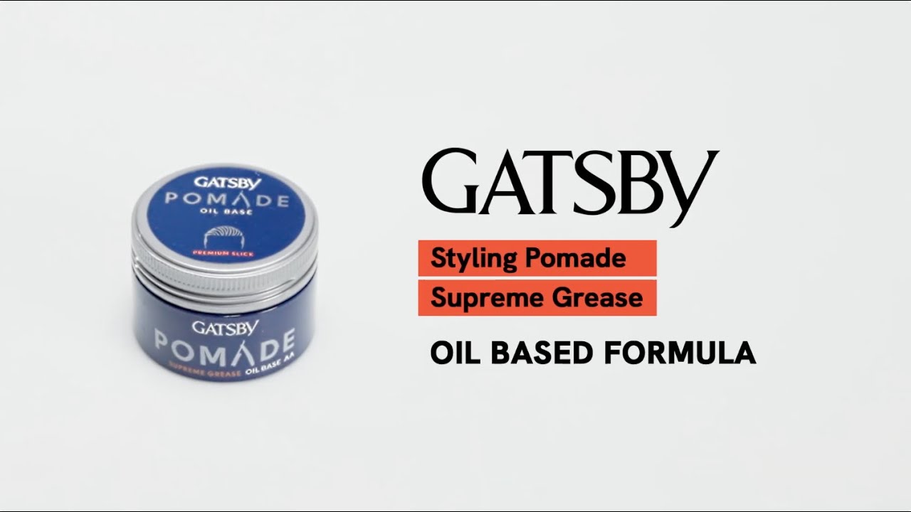 GATSBY Styling Pomade SUPREME GREASE - YouTube