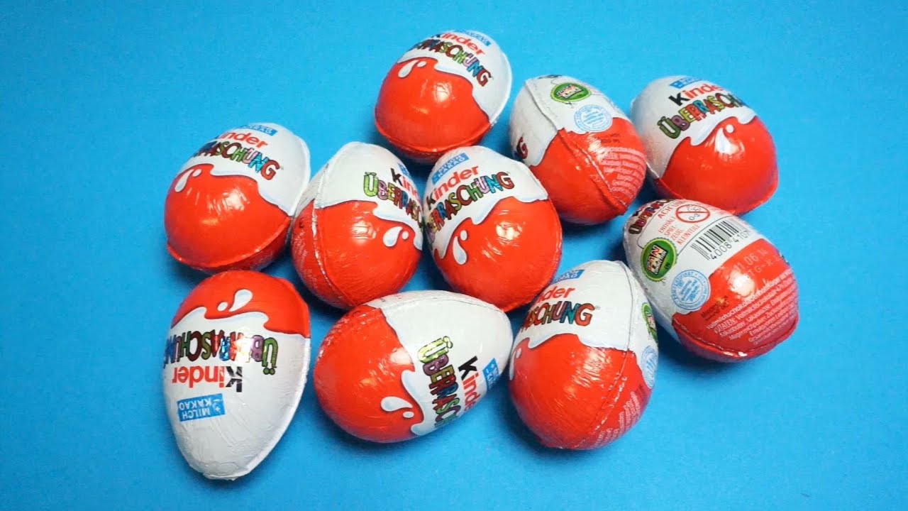 Bóc trứng socola Kinder Surprise Eggs với quà tặng bất ngờ Chuột túi ...