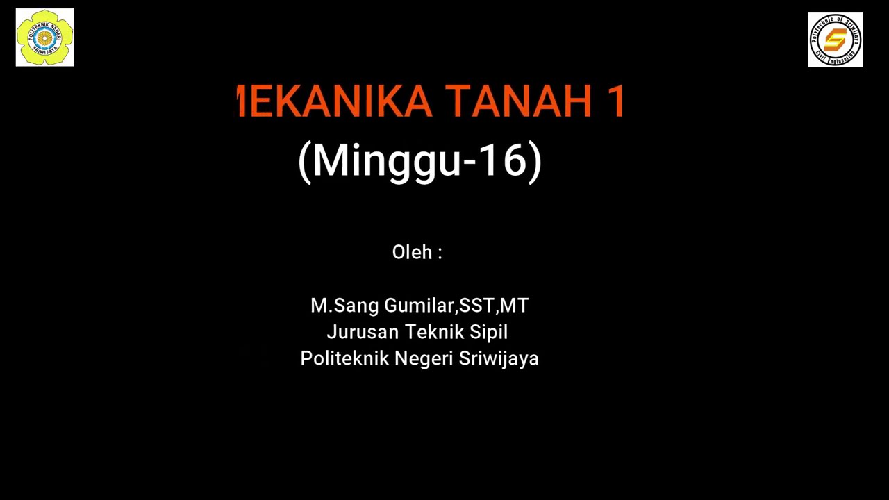 Kuliah Online Mektan 1 (Minggu 16) KUAT GESER TANAH - YouTube