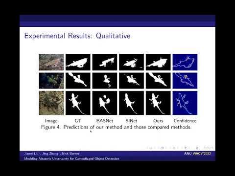 Modeling Aleatoric Uncertainty for Camouflaged Object Detection - YouTube