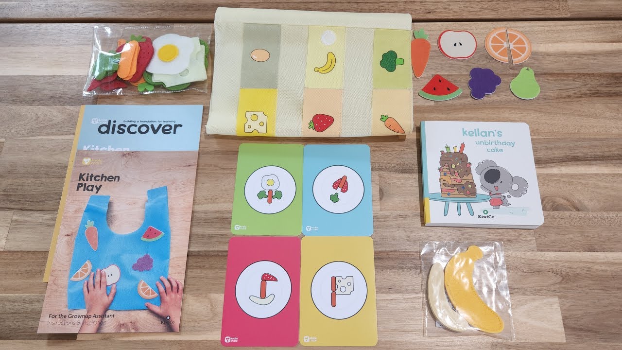 KiwiCo Koala Crate Kitchen Play - Unboxing & Review - YouTube
