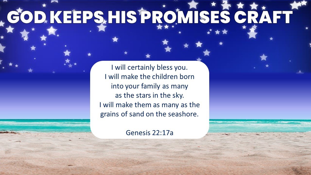 God Keeps His Promises craft - Take Out Jesus series - YouTube