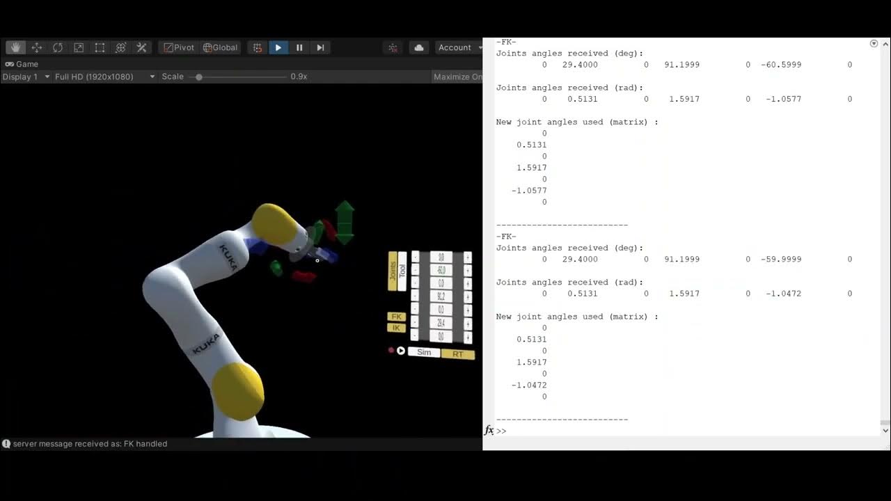 Unity MATLAB Communication for Hololens and Robot interaction - YouTube