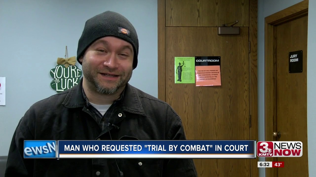 Man Who Requested "Trial by Combat" in Court - YouTube
