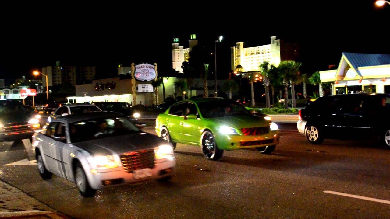 Lime Green Altima on 24's. - YouTube