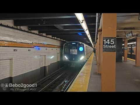 NYC Subway R211T Open Gangway (C) Train at W 145th Street Station - YouTube