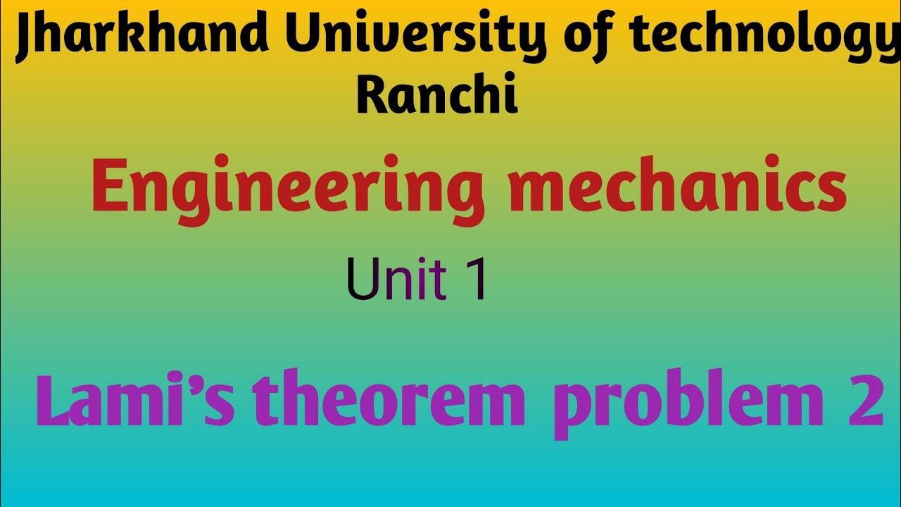 LAMI 'S theorem problem -2 - YouTube