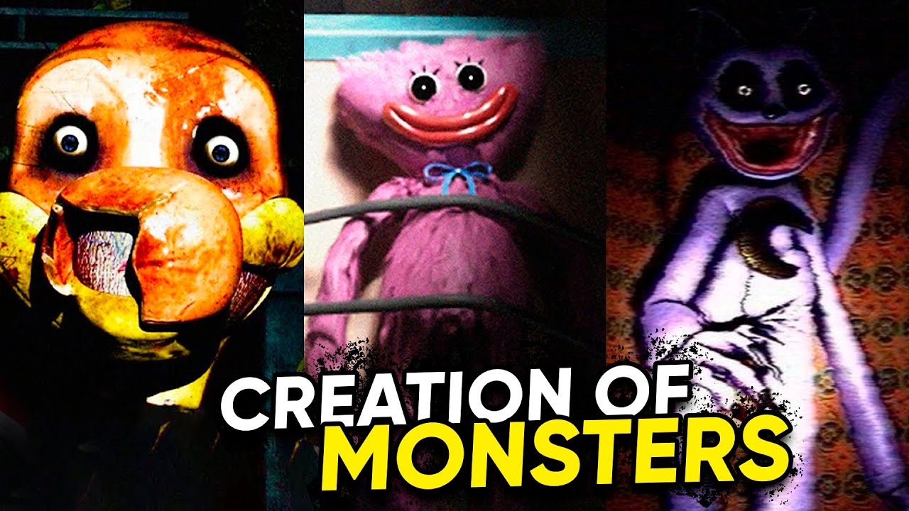 How were MONSTERS created in Poppy Playtime? VHS TAPES with EXPERIMENTS ...