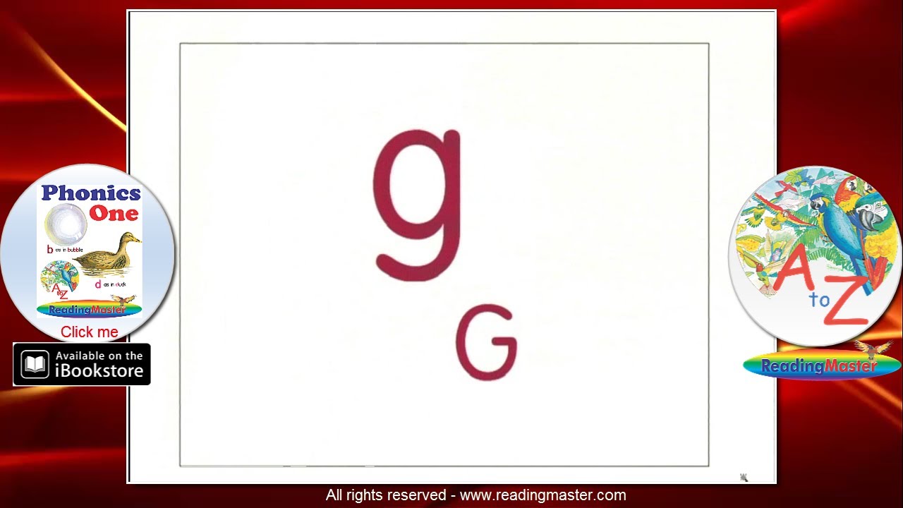 "g" has two sounds in English - YouTube