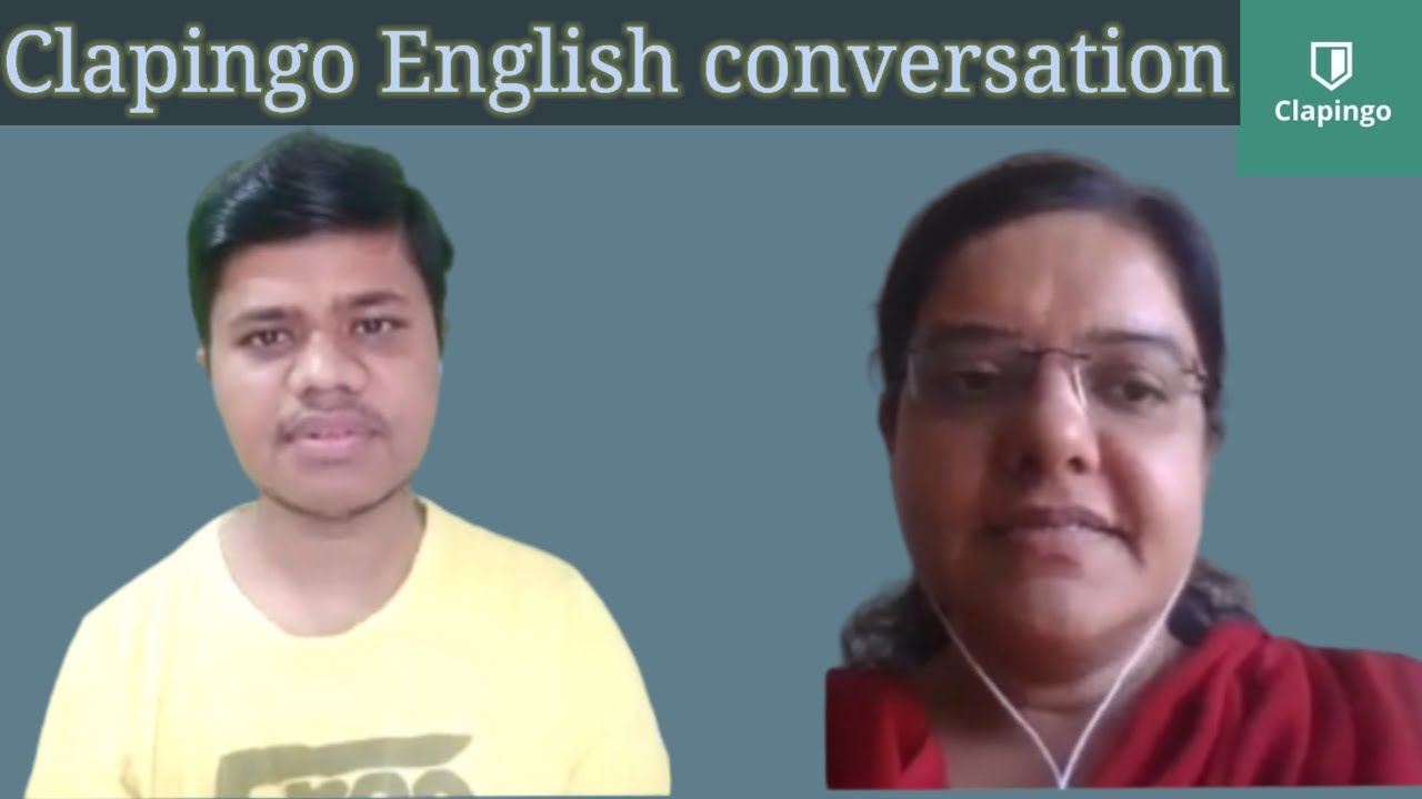 Clapingo English conversation with tutor Anju - YouTube