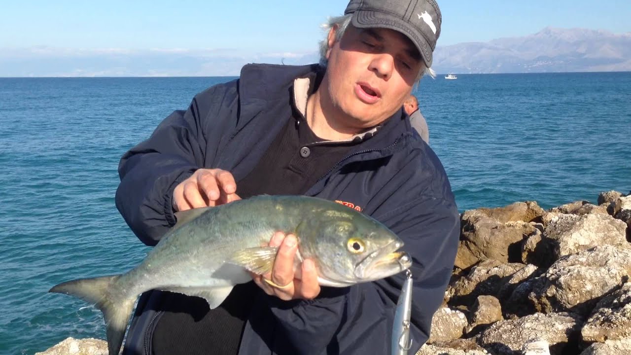 Fishing in Corfu 1 - YouTube