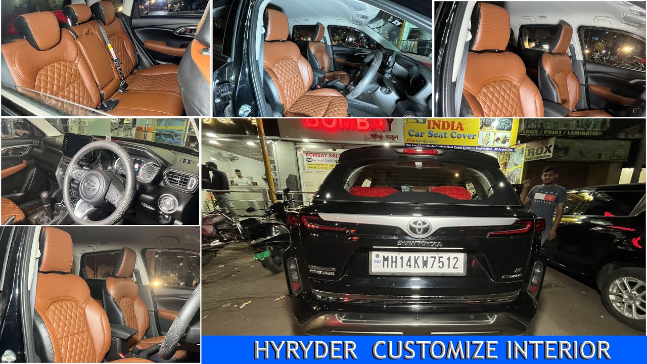 Toyota Hyryder Interior Modified | Urben Cruiser car modification - YouTube