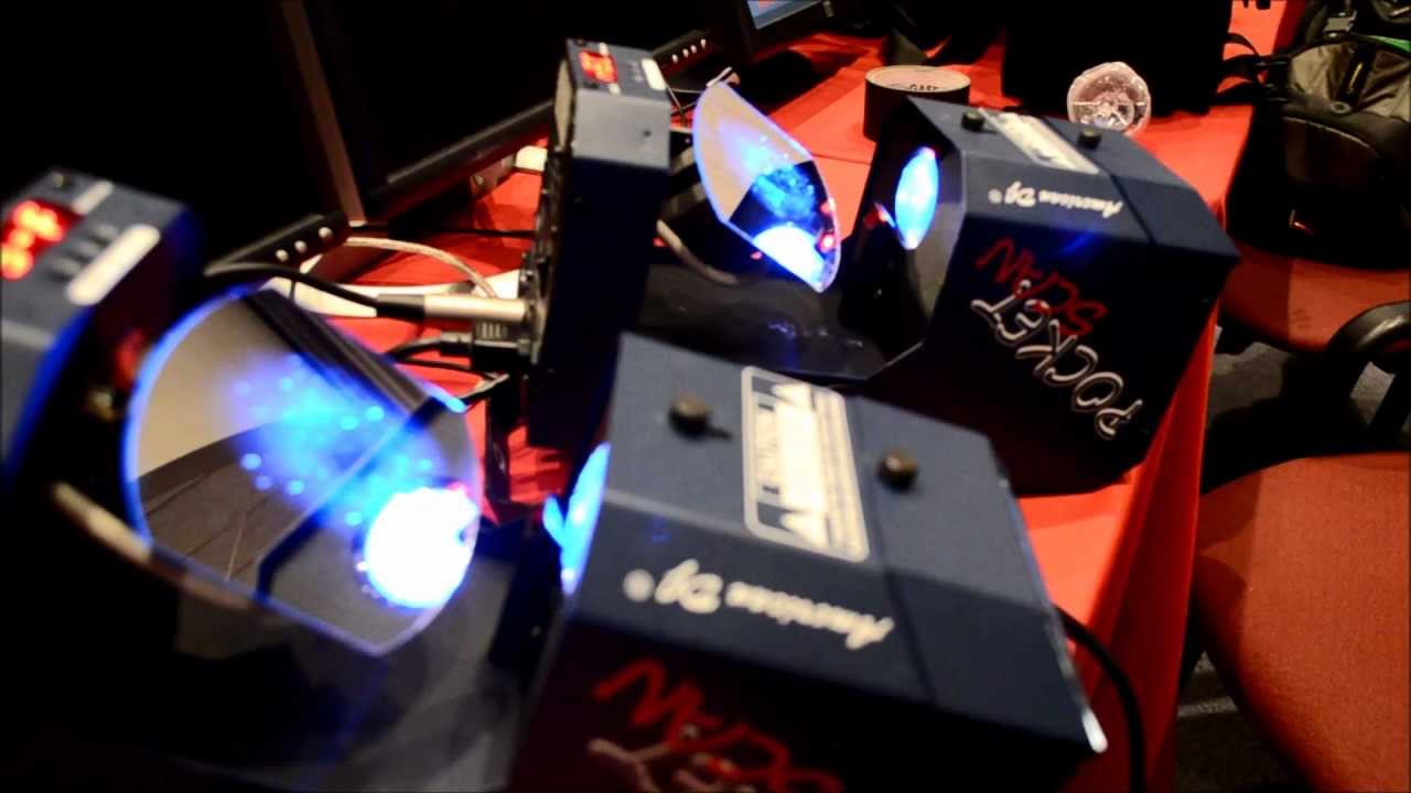 American DJ Pocket Scan - YouTube