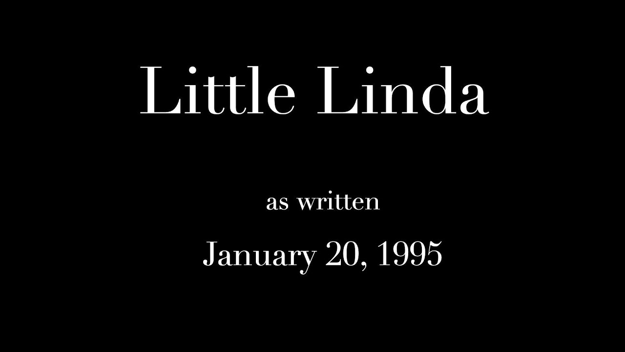 Little Linda - January 20, 1995 - YouTube