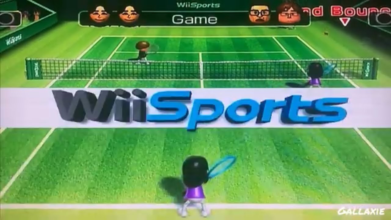 Nice Comeback! Wii Sports: Tennis 🎾 - YouTube
