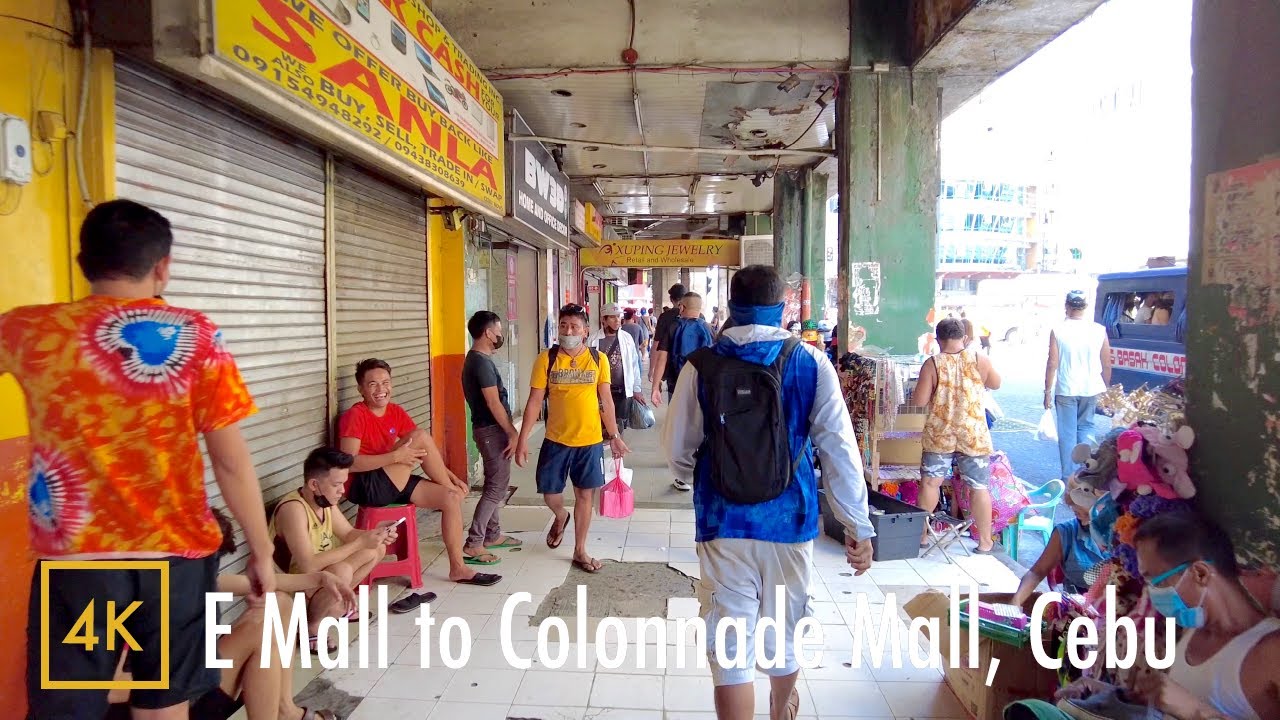 E Mall to Colonnade Mall, Cebu, Philippines【4K】 - YouTube