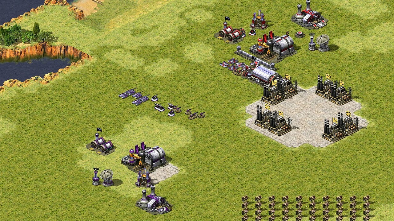 Red Alert 2 World War 5 Upgrade Map Hard AI Enermy - YouTube