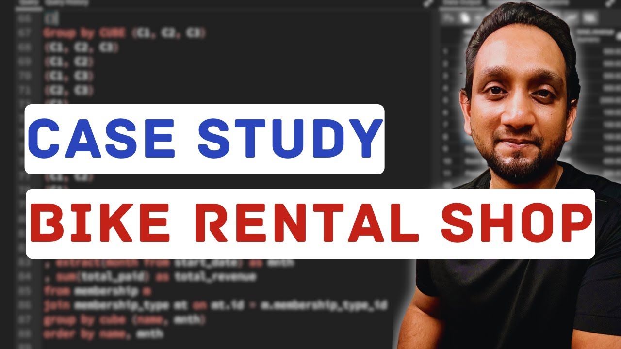 SQL Case Study - Bike Rental Shop | Practice SQL Queries - YouTube