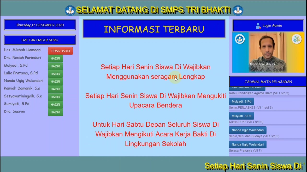 VIDEO DEMO SISTEM APLIKASI PAPAN INFORMASI DIGITAL BERBASIS WEB - YouTube