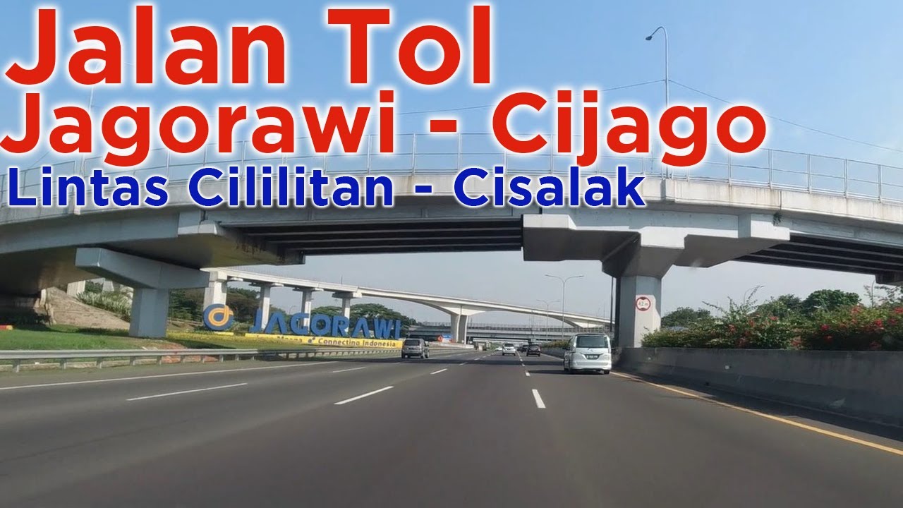 Dari Tol Jagorawi ke tol Cijago CIsalak ~ From Jagorawi to Cijago Toll ...