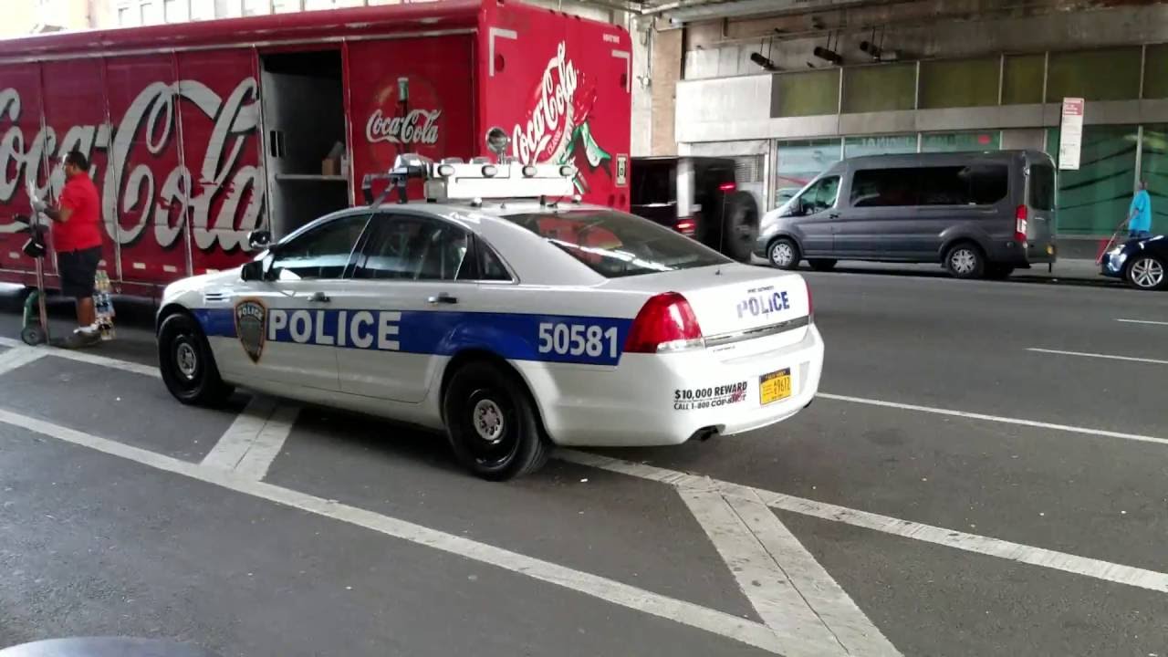 PAPD Chevy Caprice Patrol Car Parked By Port Authority Bus Terminal In ...