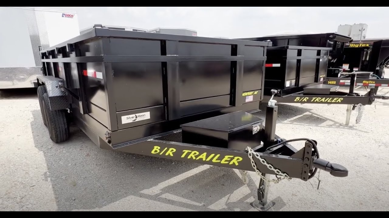 FEATURE TRAILER! B/R Trailer - 82x14 14K Dump Trailer - YouTube