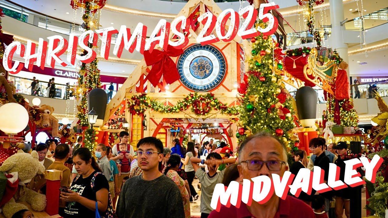 Mid Valley Megamall Christmas 2025 Decorations | Evening Tour 4K 30 fps ...
