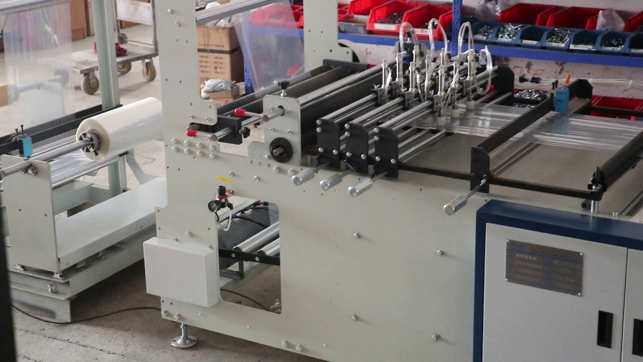 Round bottom Chicken bag making machine - YouTube