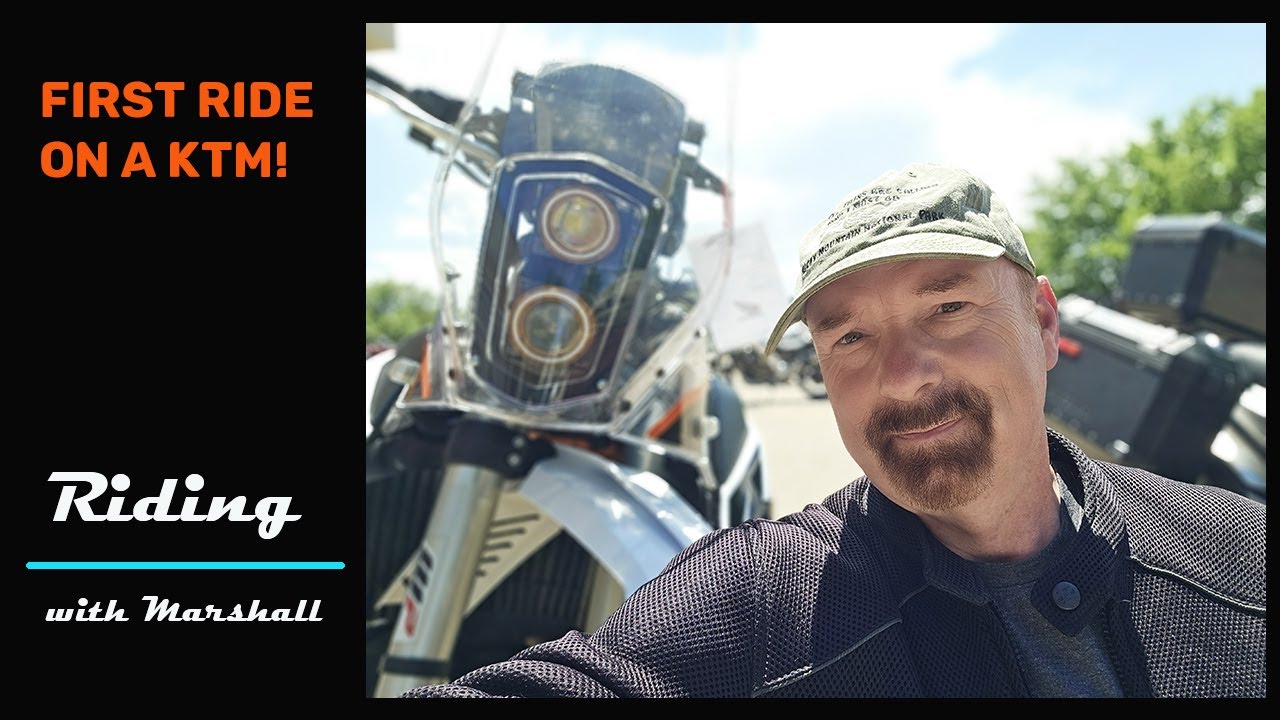 My first KTM Ride, a 790 Adventure R - YouTube