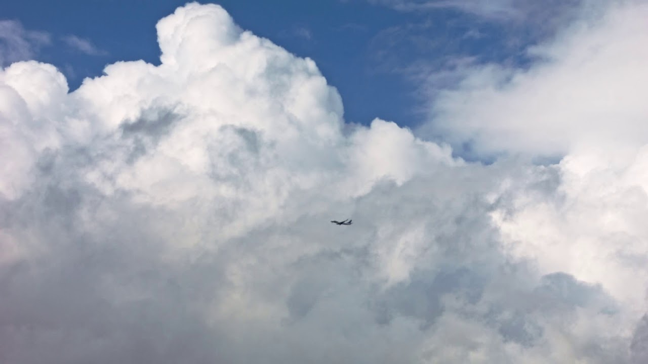 Passing Clouds featuring a plane CC BY 4 0 creative commons In Camera ...