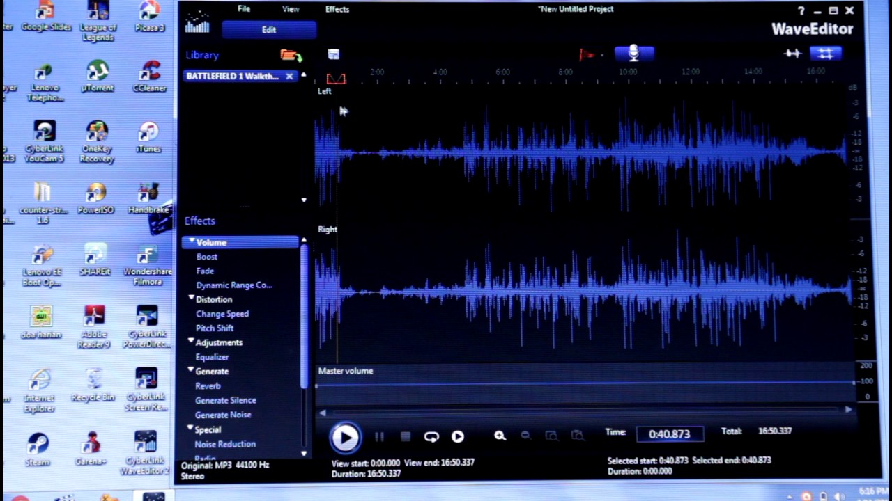 How To Remove a Vocal From A MP3 File - YouTube