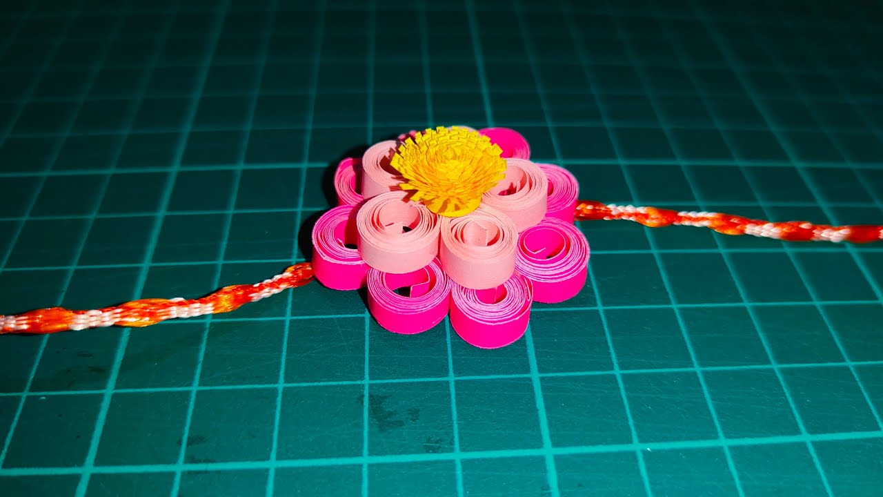 Paper Rakhi Making | Easy Rakhi Making at Home | DIY Paper Rakhi Ideas ...