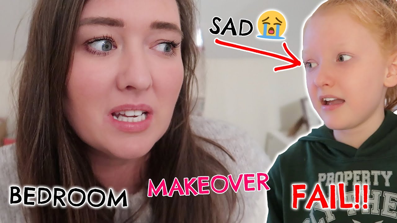 ESMÉS BEDROOM MAKEOVER...... FAIL!! - YouTube