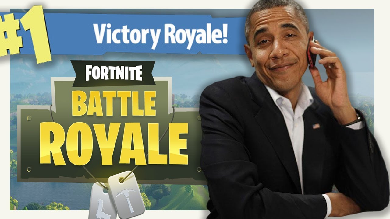 WINNING In Fortnite With Barack Obama - YouTube