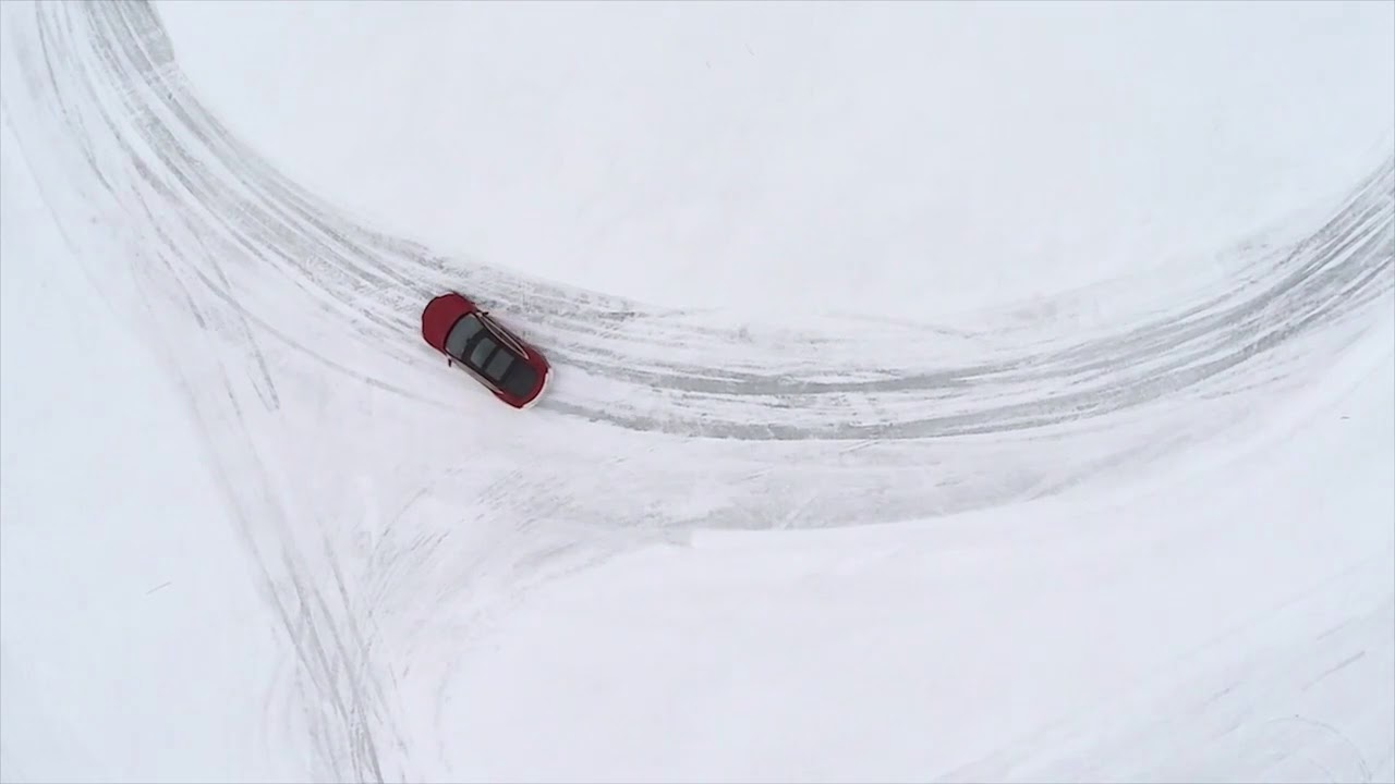 Tesla Model S Ice Drive Test Track - YouTube