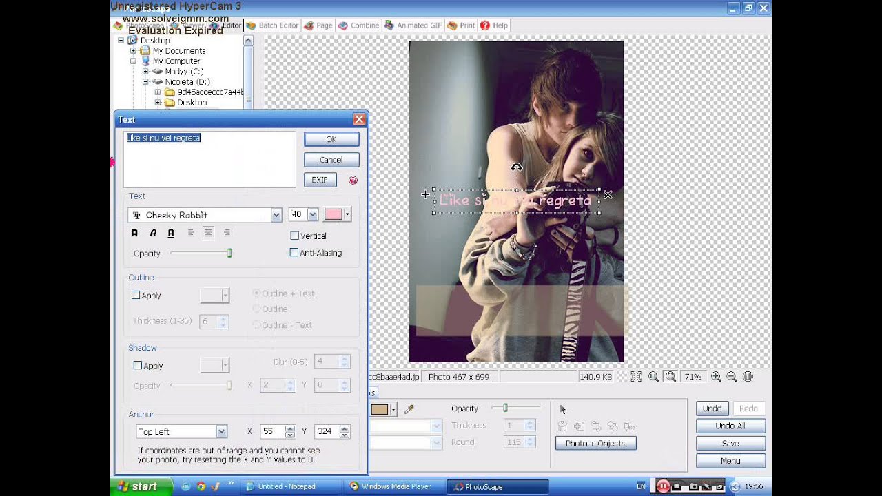 Cum sa faci o poza de profil in Photoscape - YouTube