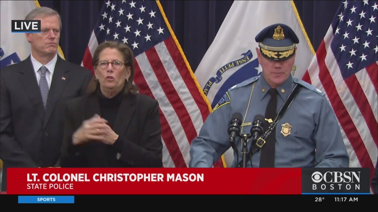 Christopher Mason Introduced As Next Head Of Massachusetts State Police ...