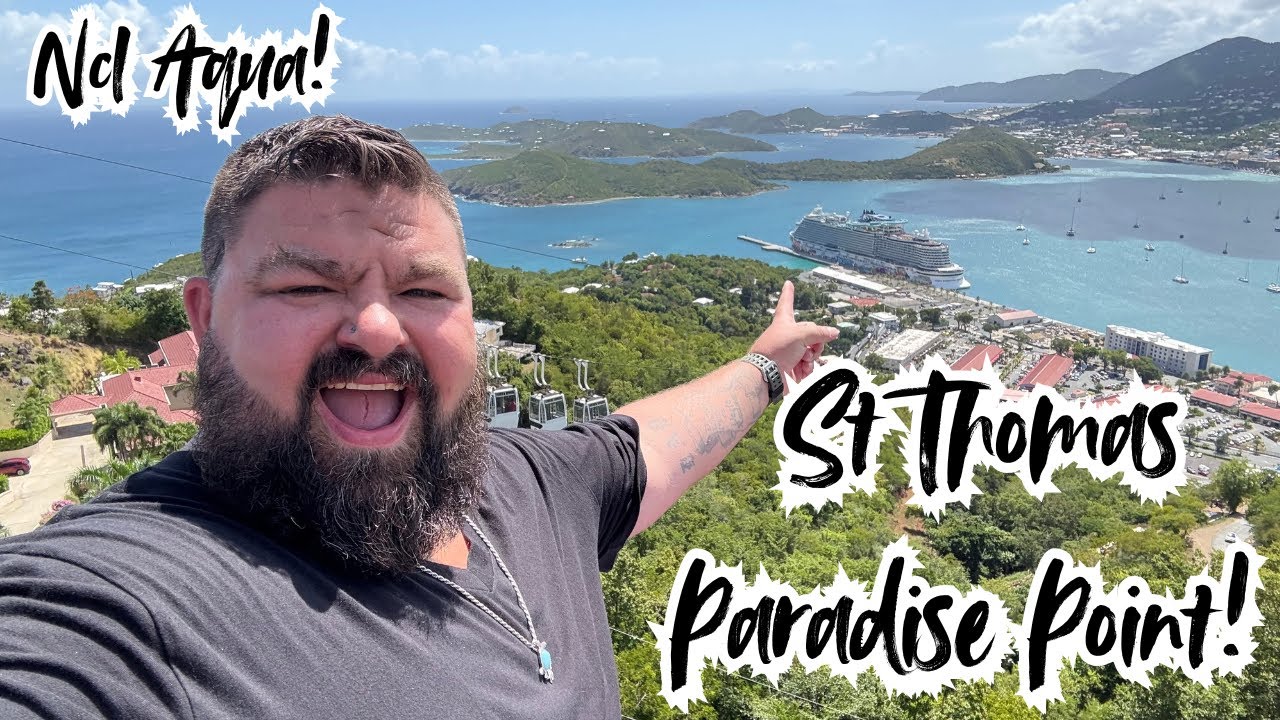 📍Exploring St. Thomas USVI | Cable Car to Paradise Point + Rare Payless ...